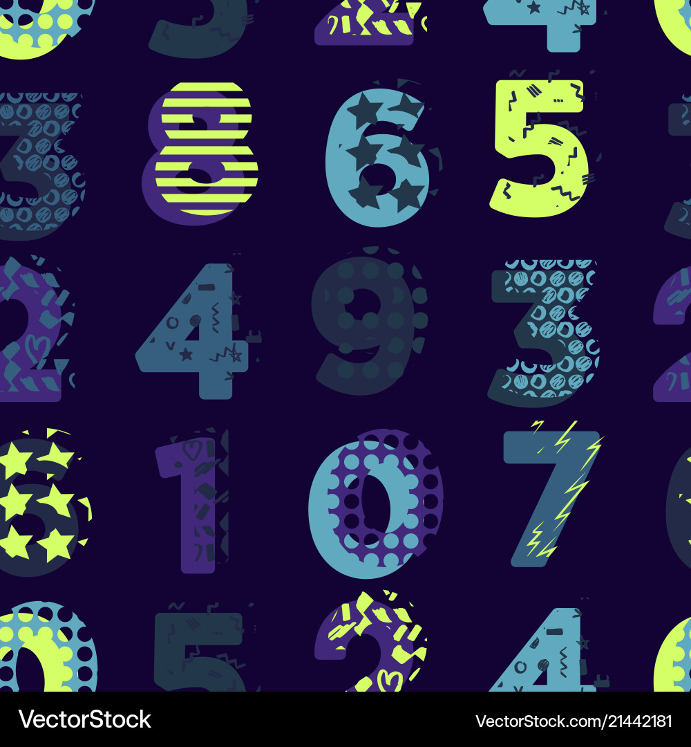 Abstract seamless pattern for girls boys Vector Image