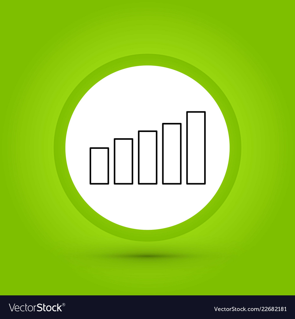 Bar icon in creative design with elements Vector Image