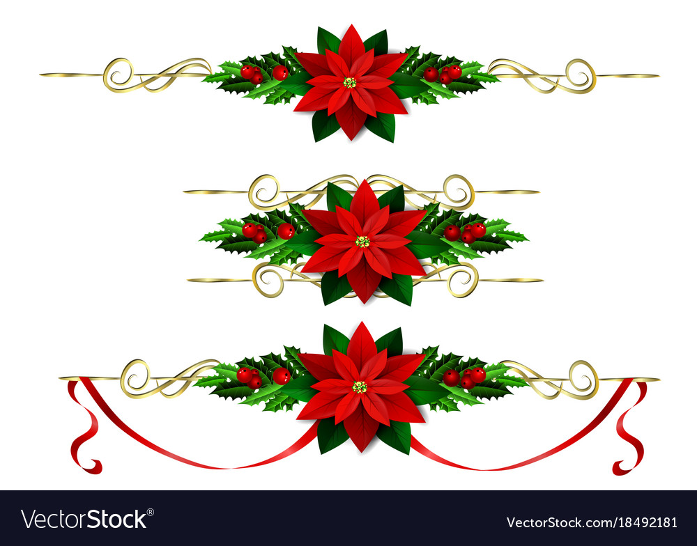 Christmas elements for your designs Royalty Free Vector