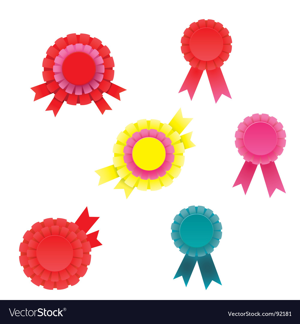Color ribbons Royalty Free Vector Image - VectorStock