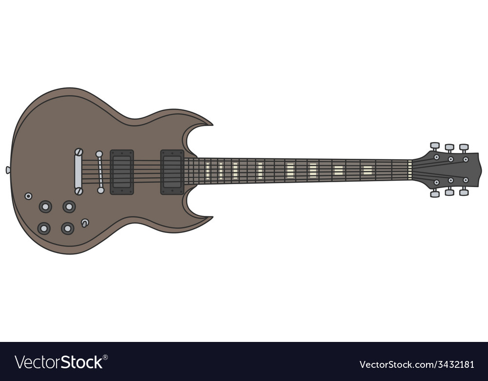 Electric guitar Royalty Free Vector Image - VectorStock