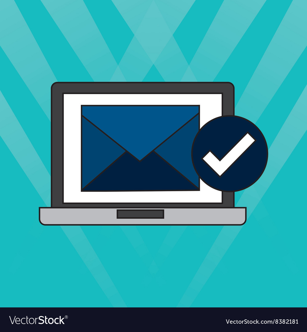 Mail concept design Royalty Free Vector Image - VectorStock