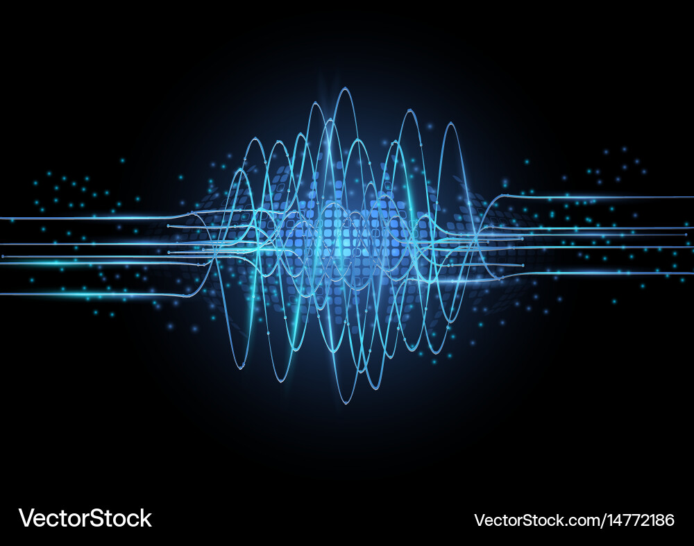 Background Abstract Technology Communication Data Vector Image 2225