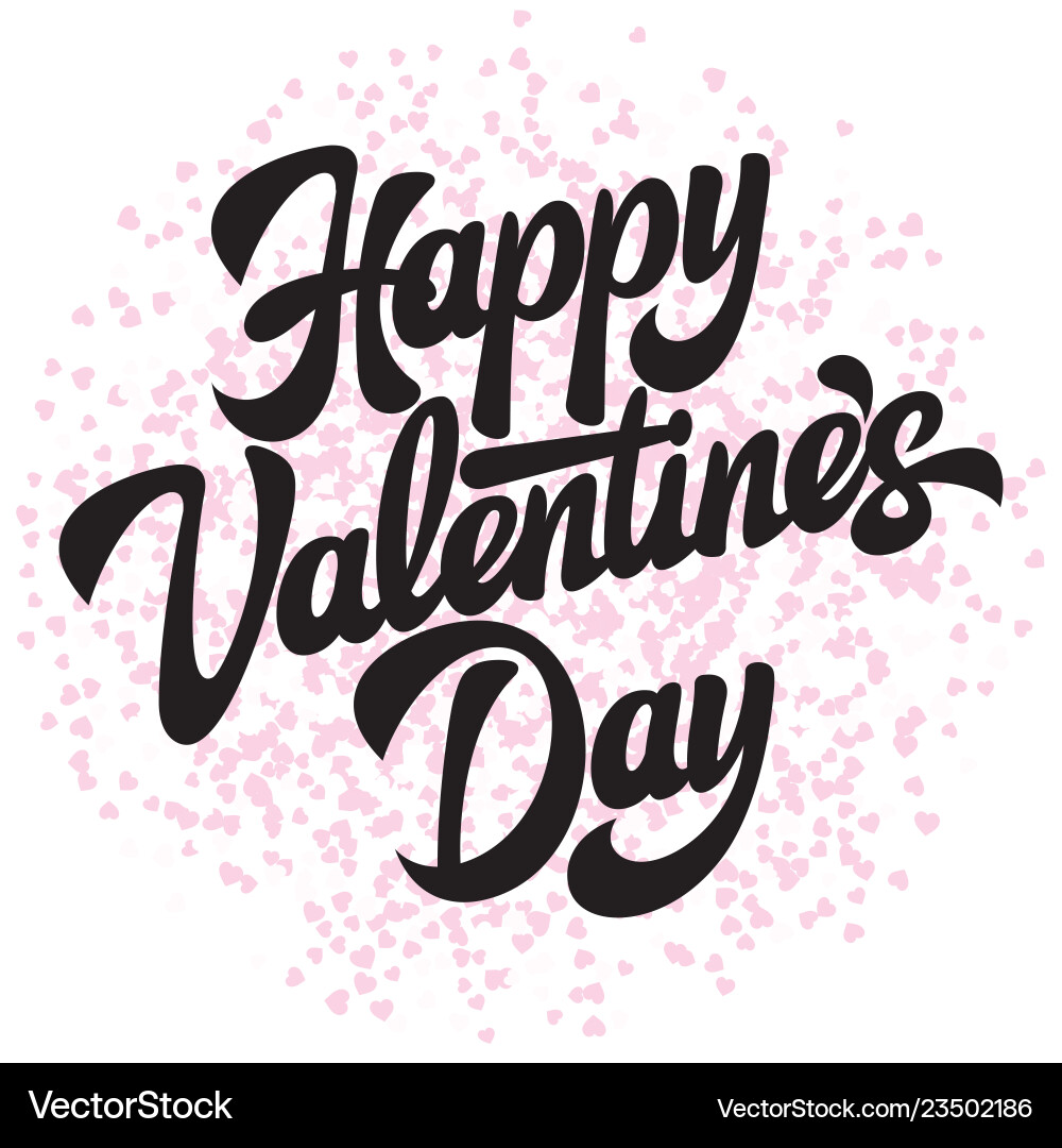 Calligraphic stylish inscription happy Royalty Free Vector