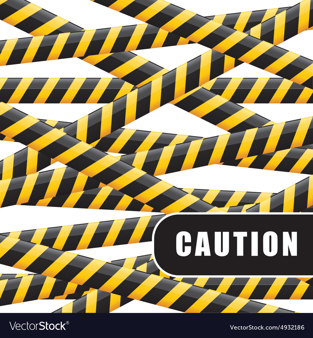 Caution design Royalty Free Vector Image - VectorStock