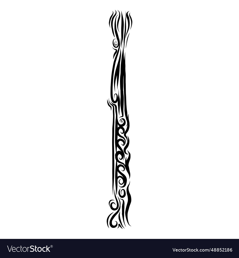 Flute pattern abstraction Royalty Free Vector Image