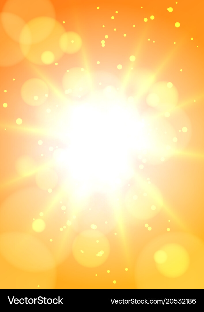 Hot sun background Royalty Free Vector Image - VectorStock