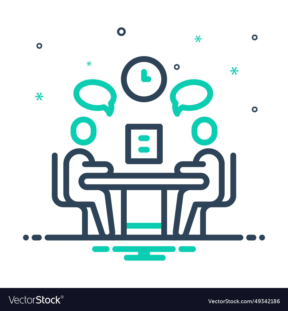 Meet Royalty Free Vector Image - VectorStock