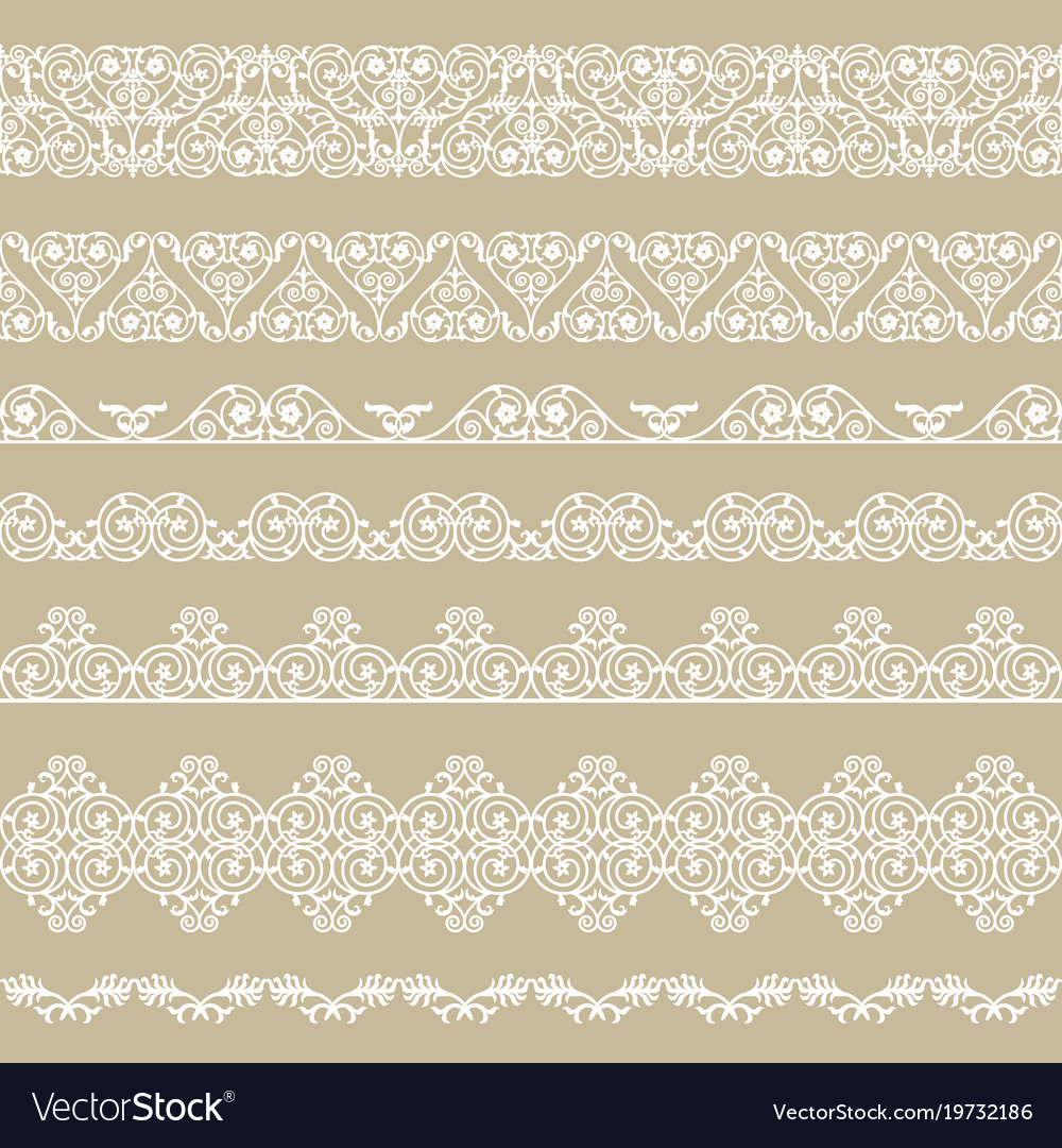 Set of borders Royalty Free Vector Image - VectorStock