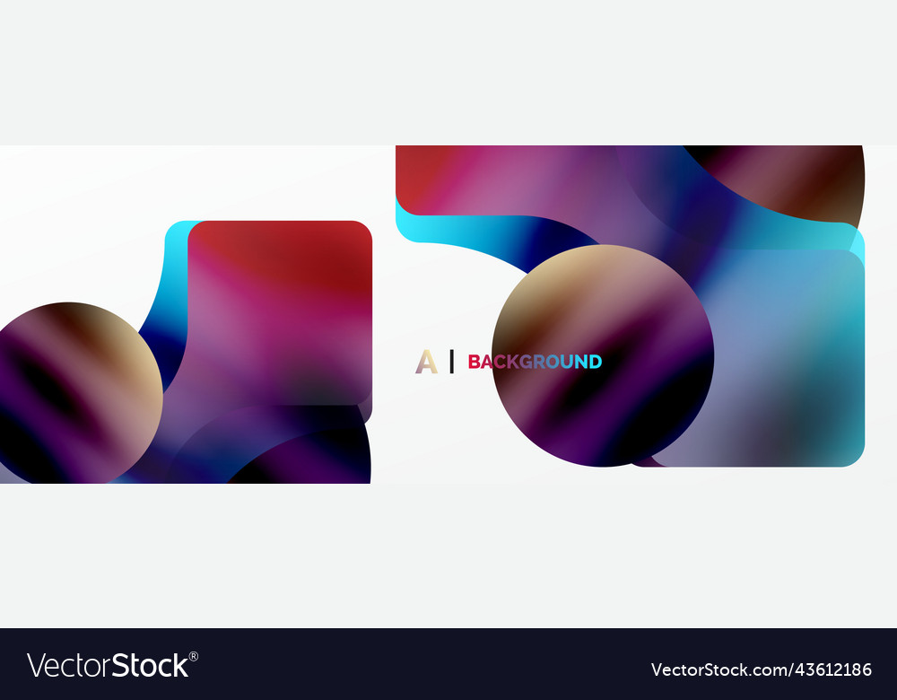 Transparent effects geometric abstract background Vector Image
