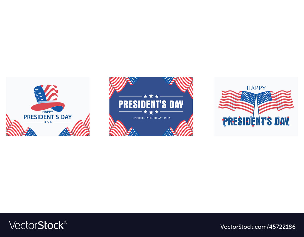 Usa presidents day celebrate happy president s Vector Image