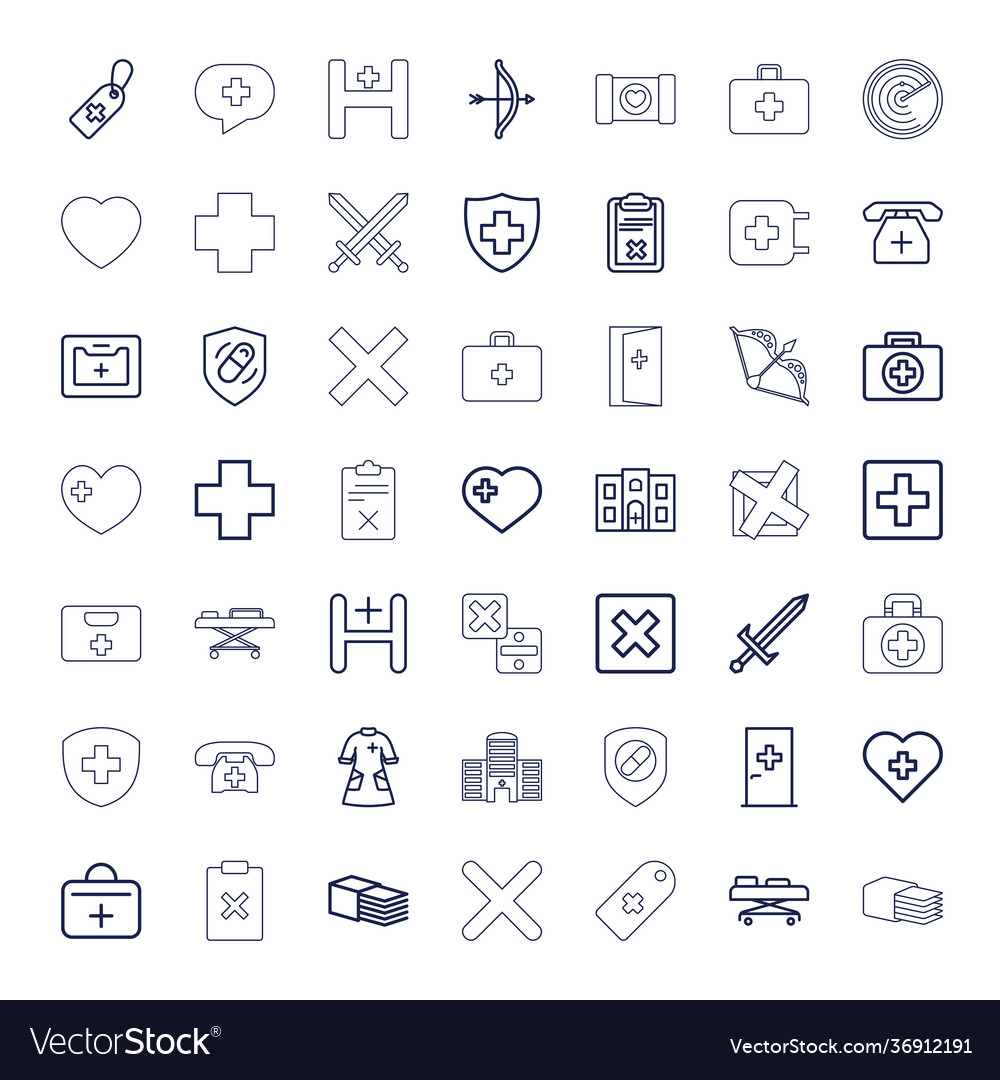 Cross icons Royalty Free Vector Image - VectorStock