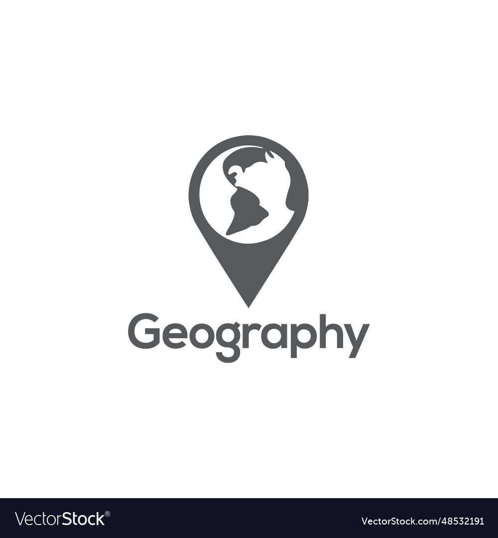 Geography logo Royalty Free Vector Image - VectorStock