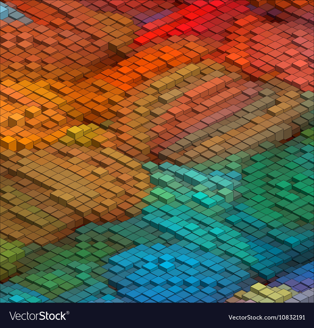 Isometric pattern Royalty Free Vector Image - VectorStock