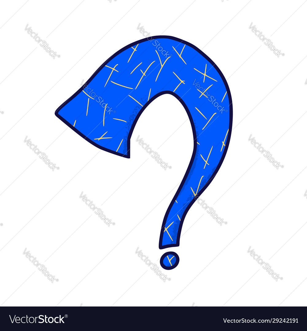 Question sign set ask mark isolated Royalty Free Vector