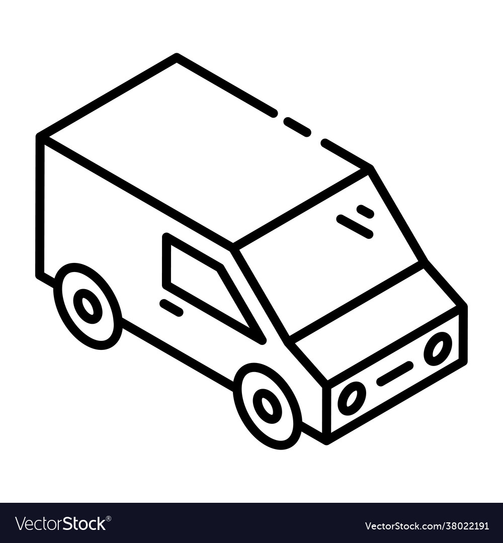Van Royalty Free Vector Image - VectorStock