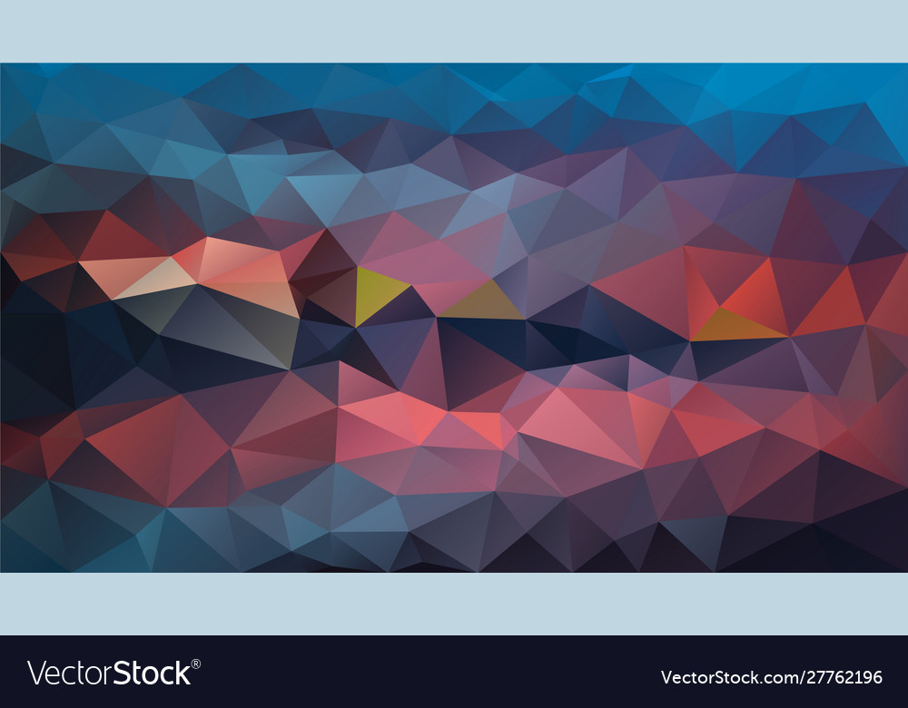 Abstract irregular polygon background blue pink Vector Image Abstract irregular polygon background blue pink Vector Image