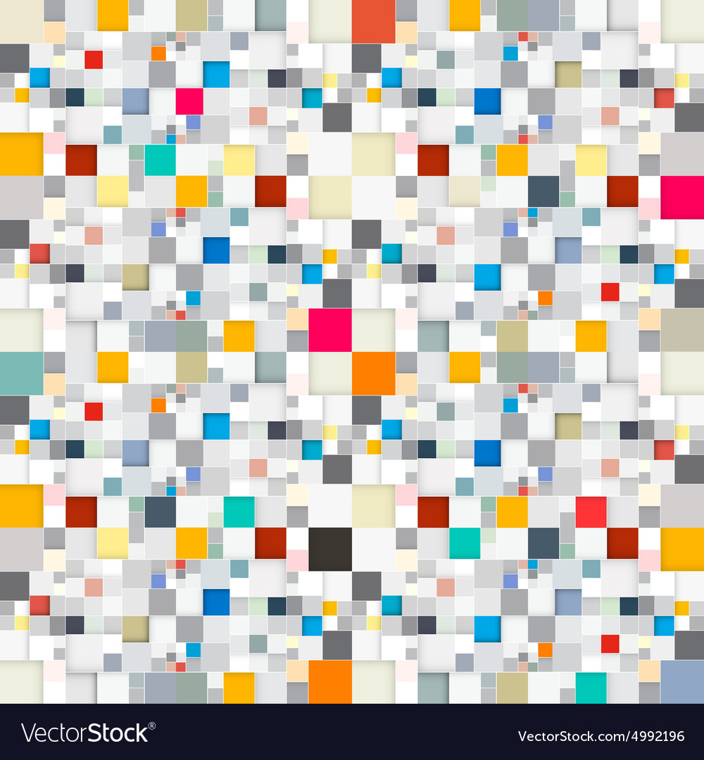 Abstract squares seamless background Royalty Free Vector