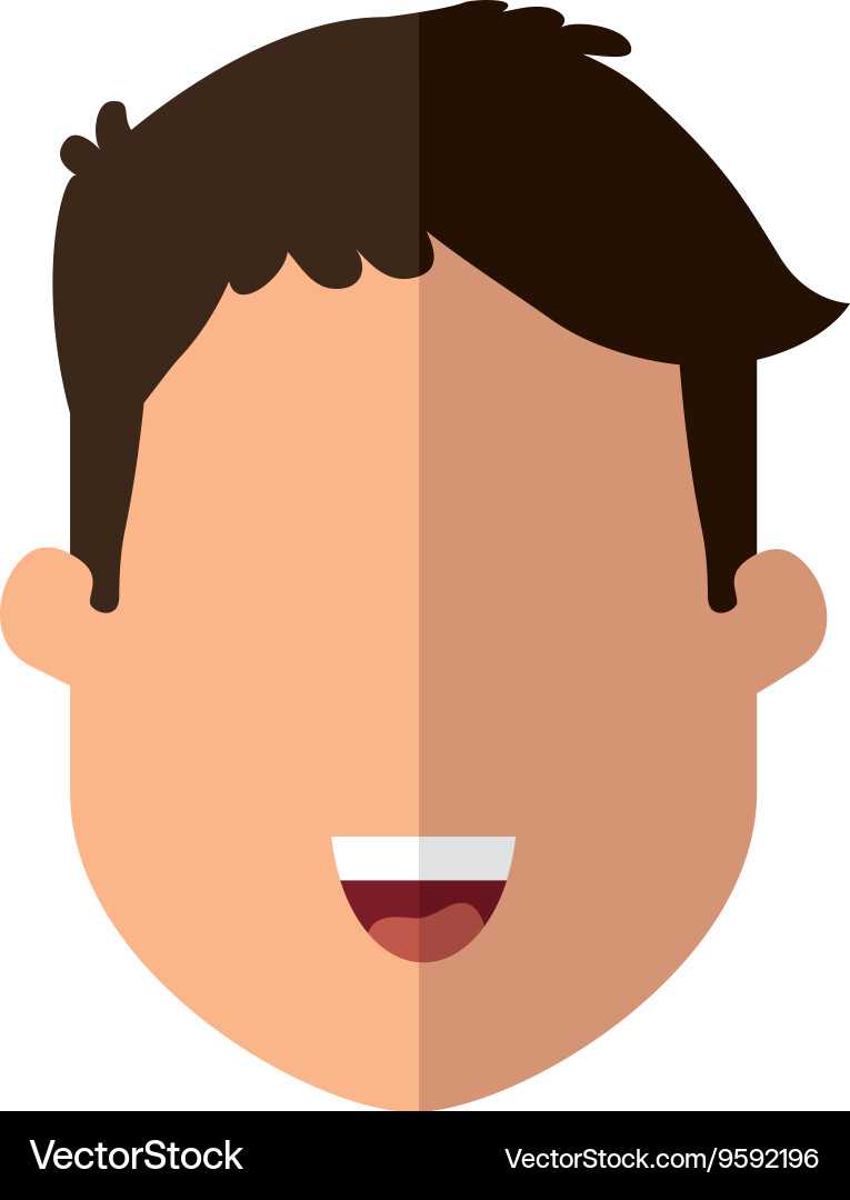 Cartoon man icon person design graphic Royalty Free Vector