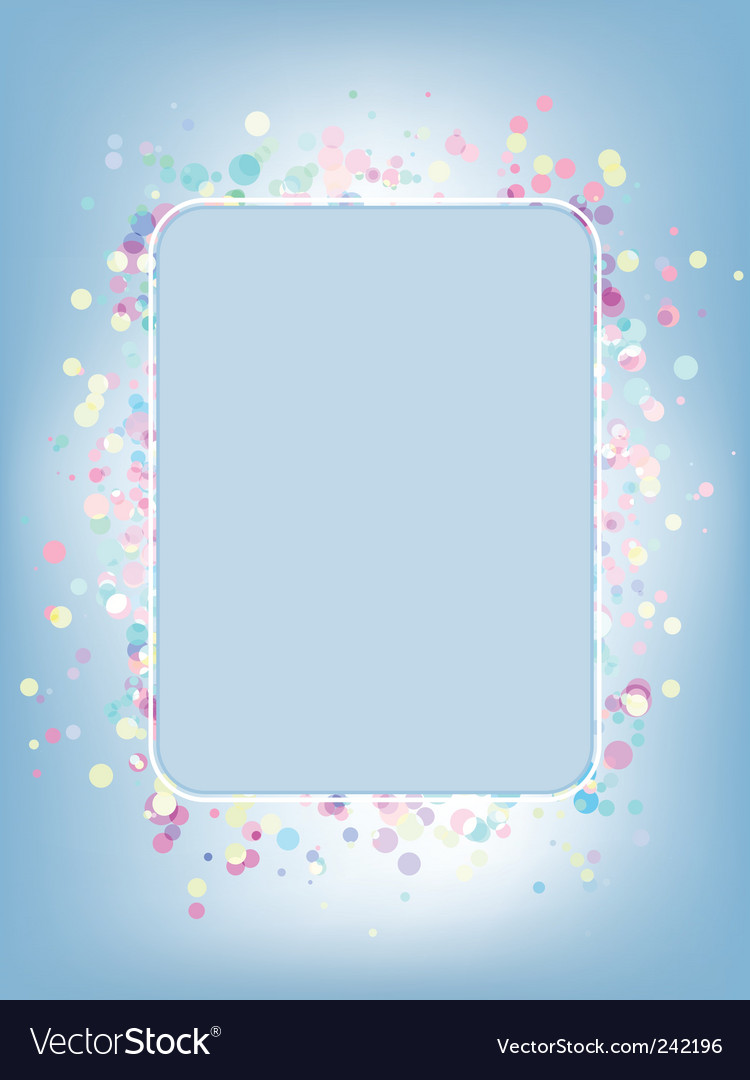 Colorful frame Royalty Free Vector Image - VectorStock