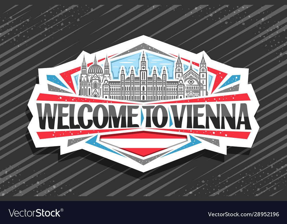 Logo for vienna Royalty Free Vector Image - VectorStock