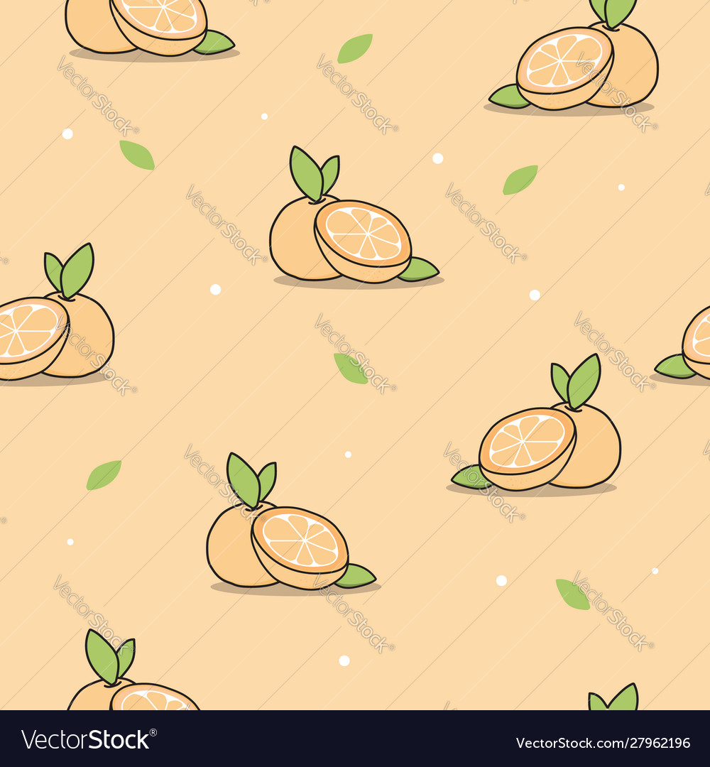 Pattern orange design Royalty Free Vector Image