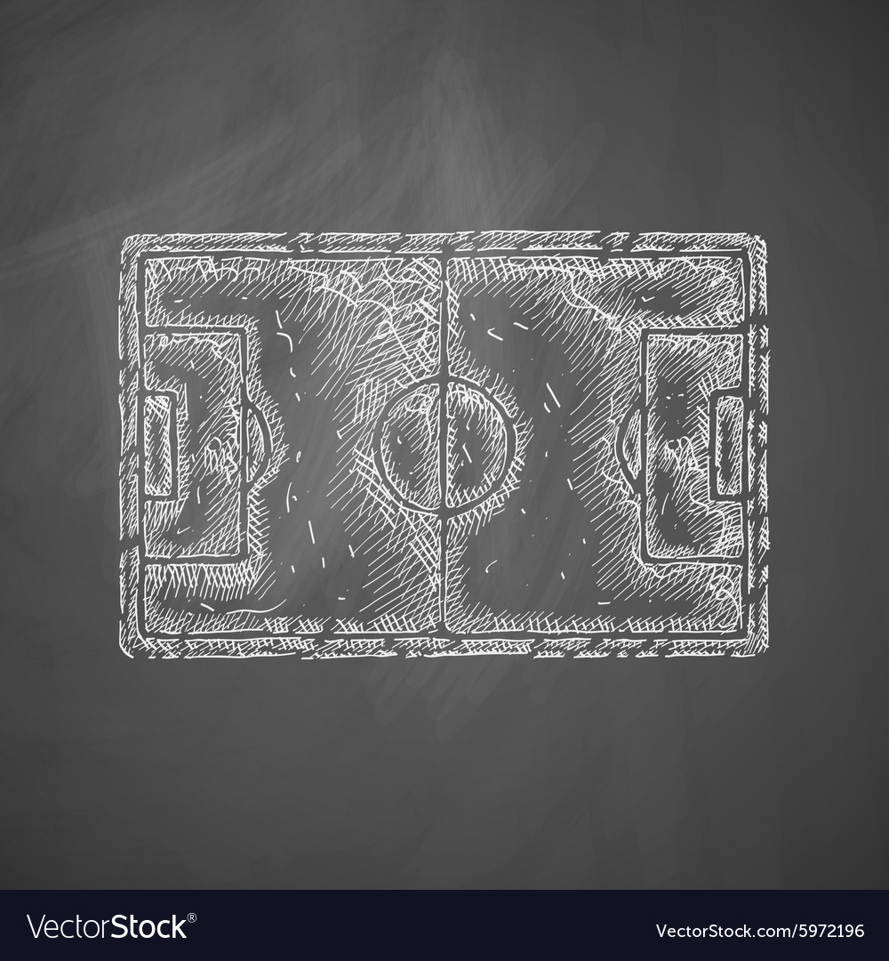 Playing field icon Royalty Free Vector Image - VectorStock