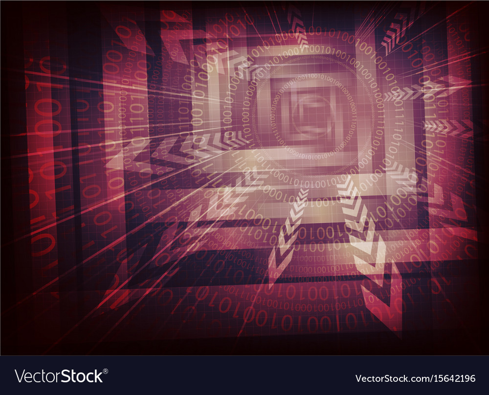 Red design with numbers Royalty Free Vector Image