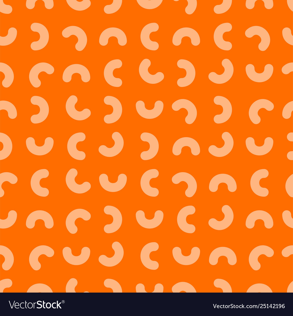 Simple seamless pattern with curved sticks Vector Image