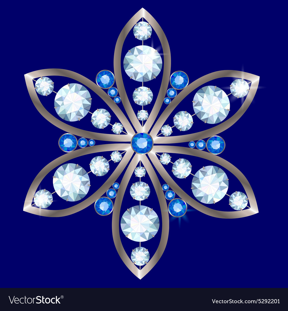 Brooch Royalty Free Vector Image - VectorStock