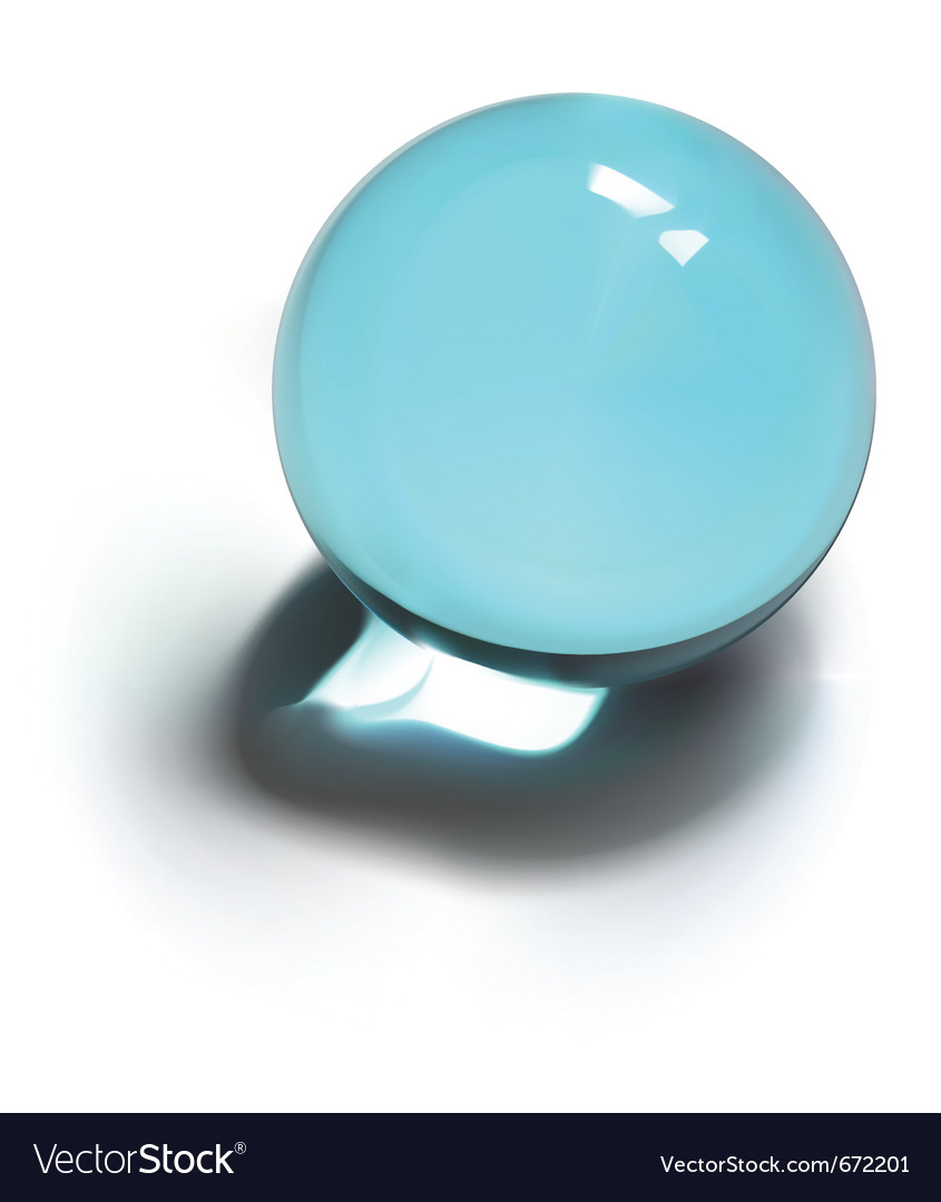 Crystal ball Royalty Free Vector Image - VectorStock