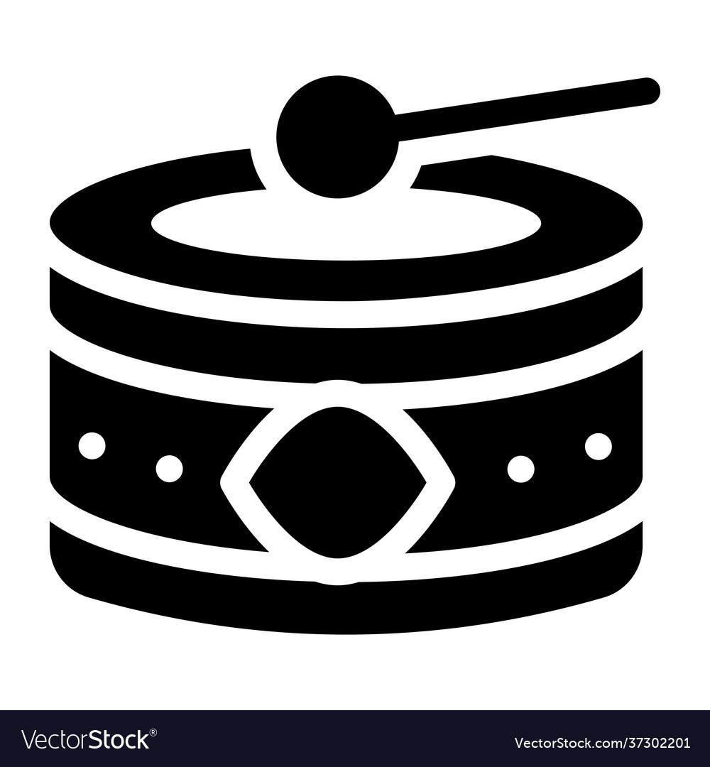 Trommel Lizenzfreies Vektorbild - VectorStock