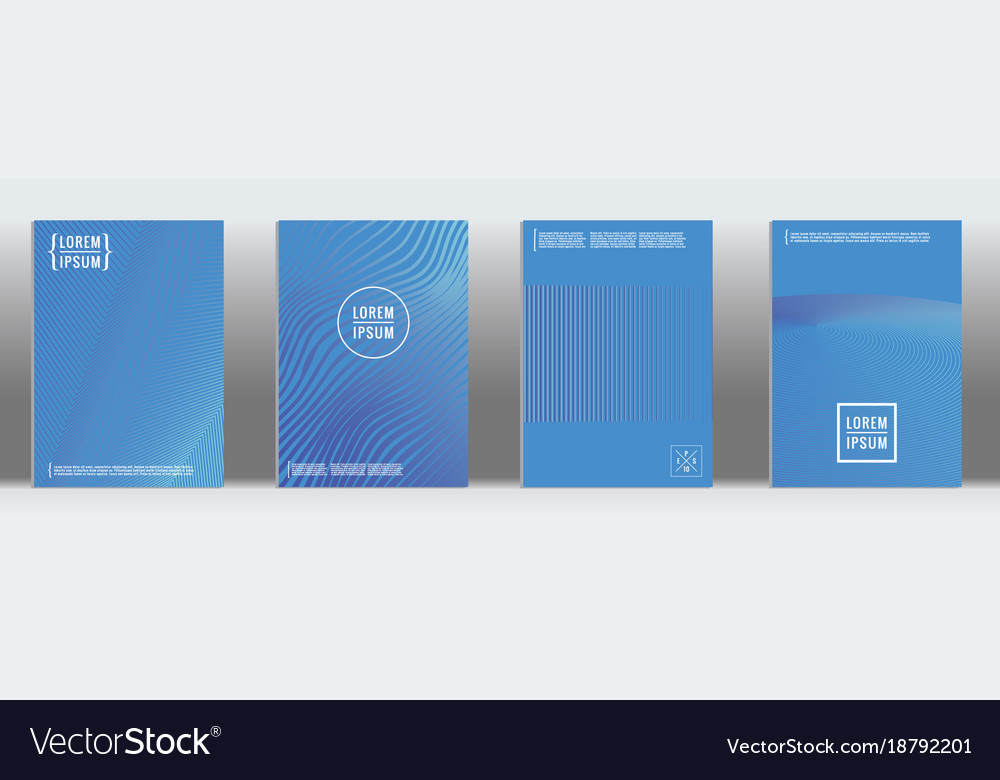 Geometric line pattern for poster design Vector Image