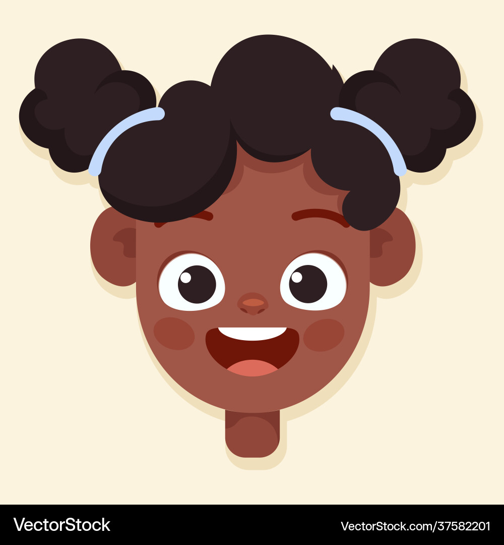 Isolated girl children Royalty Free Vector Image