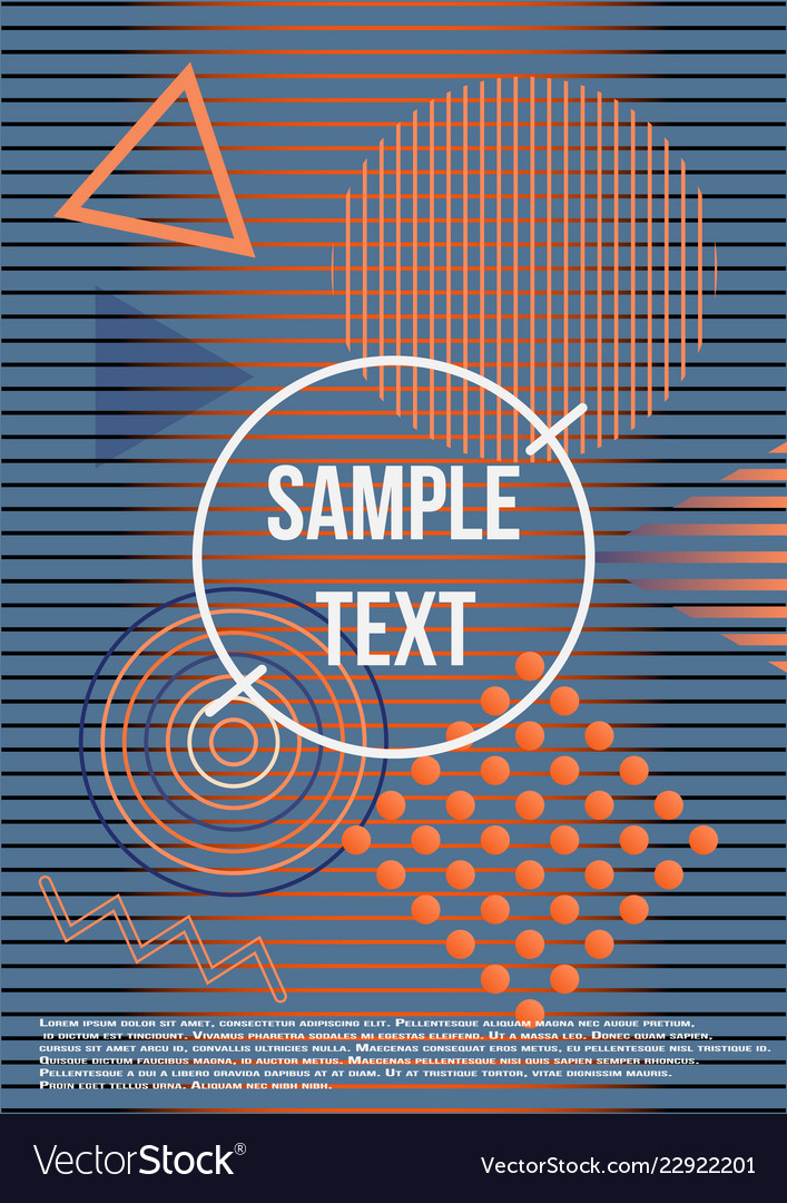 Minimum geometric coverage Royalty Free Vector Image