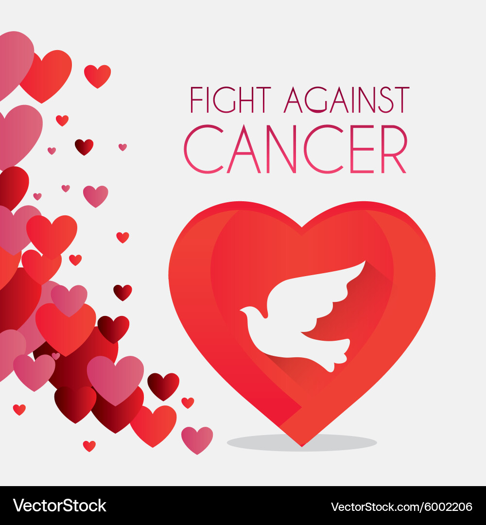 Against breast cancer campaign Royalty Free Vector Image