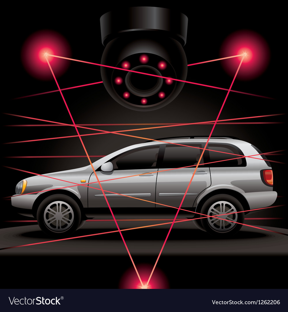 Car security Royalty Free Vector Image - VectorStock