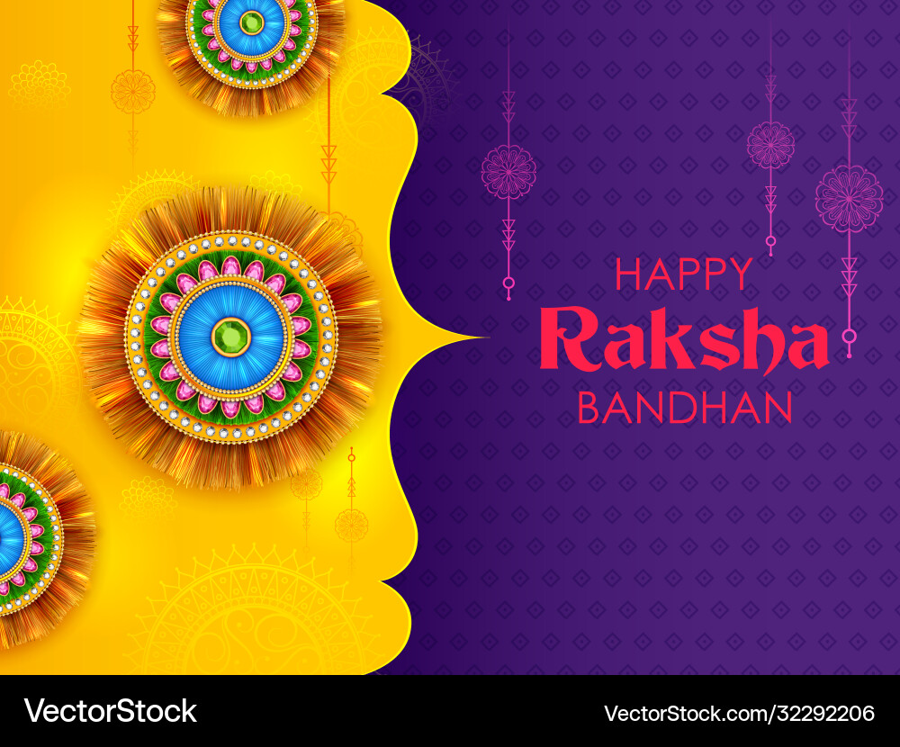 Greeting card and template banner with decorative Vector Image