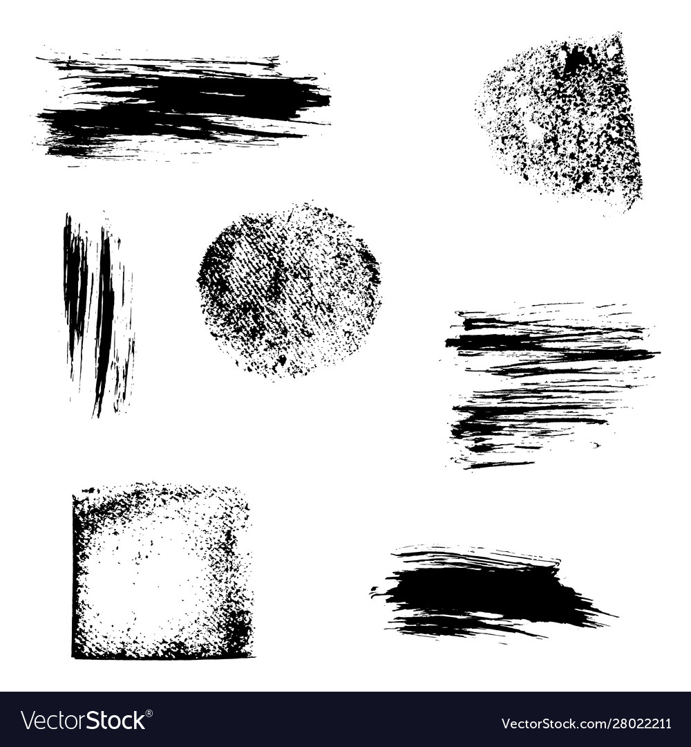 Collection grunge design elements Royalty Free Vector Image