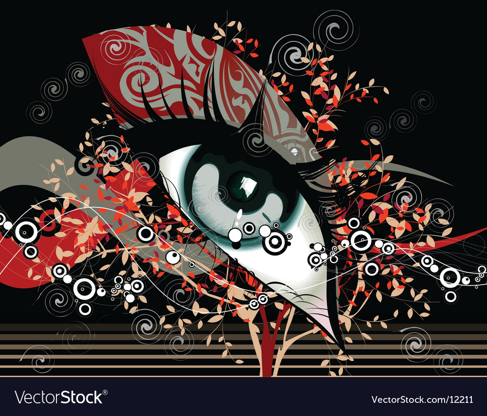 Eye background Royalty Free Vector Image - VectorStock