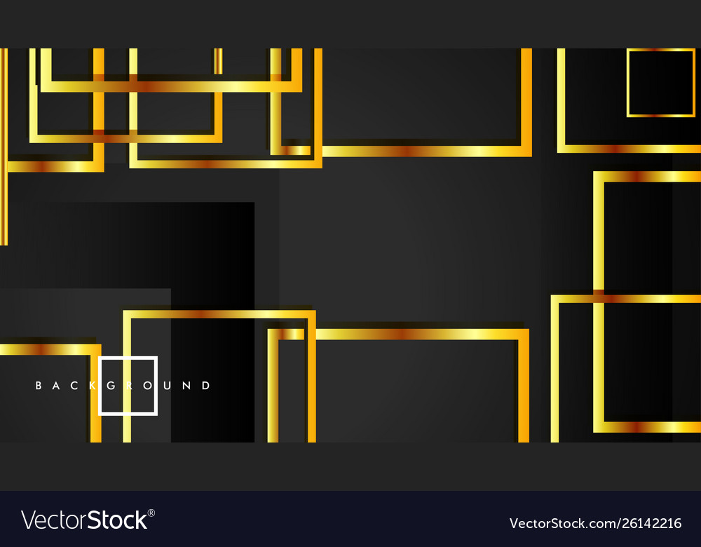 Modern abstract squares backgrounds with a black Vector Image