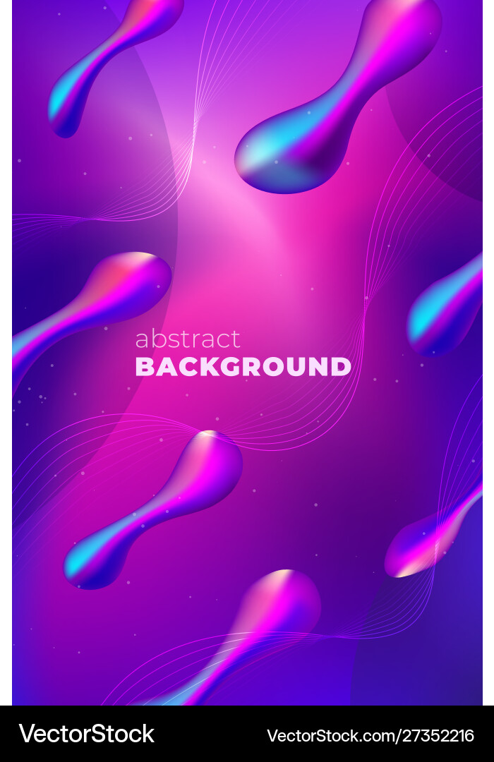 Purple liquid color background design fluid Vector Image