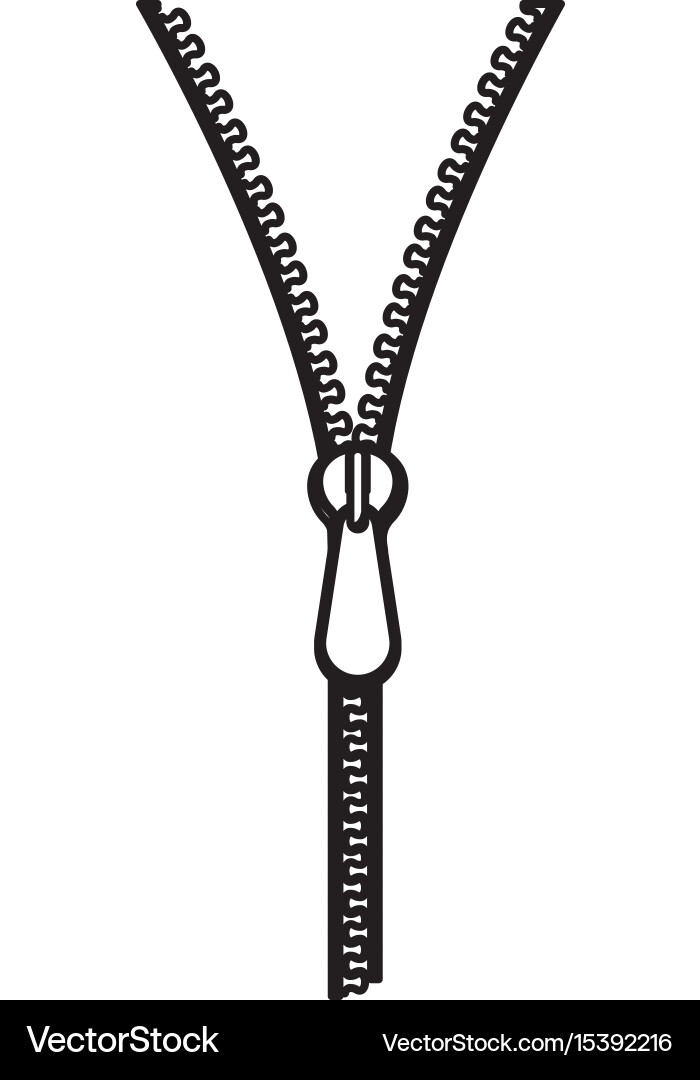 Zipper symbol Royalty Free Vector Image - VectorStock