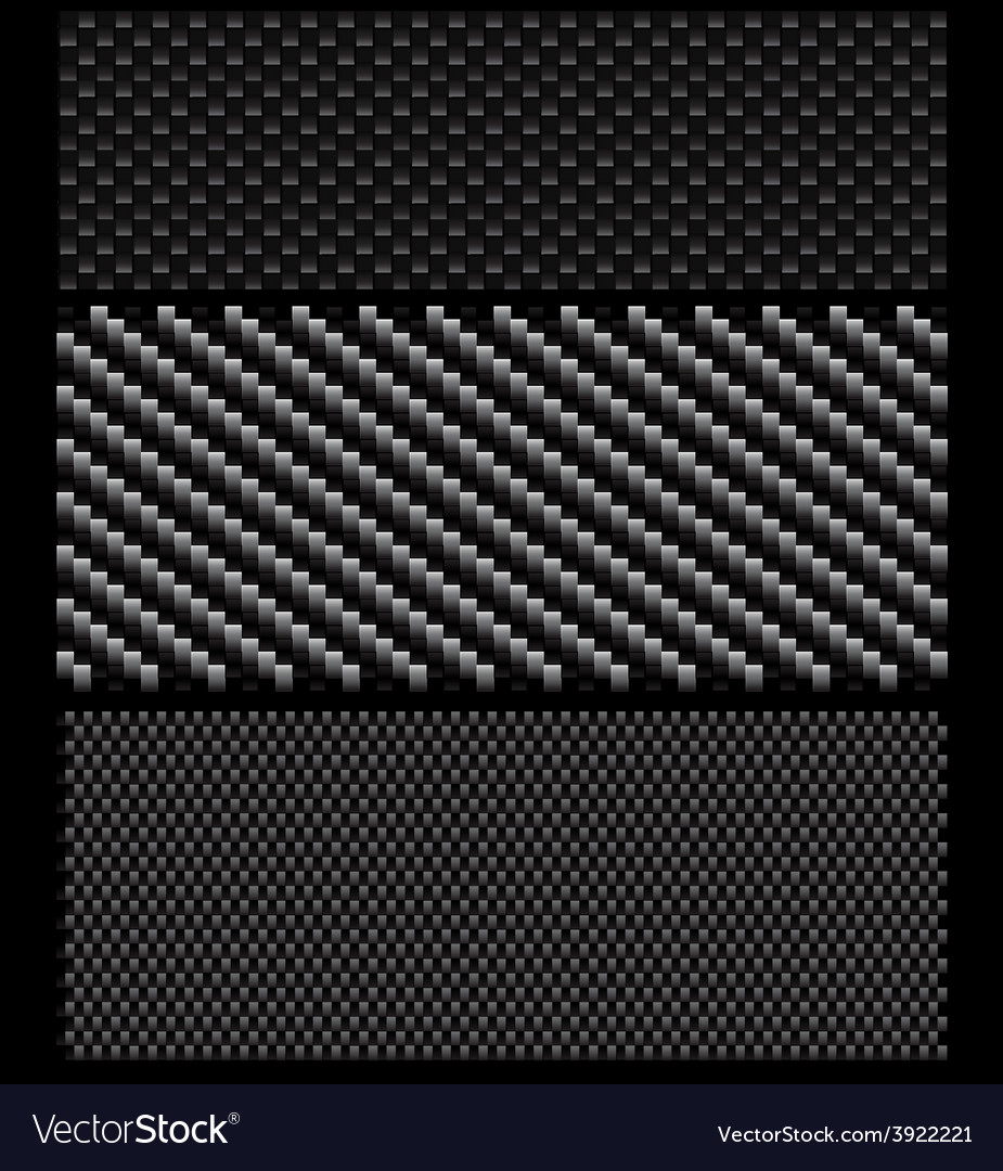 Carbon pattern set Royalty Free Vector Image - VectorStock