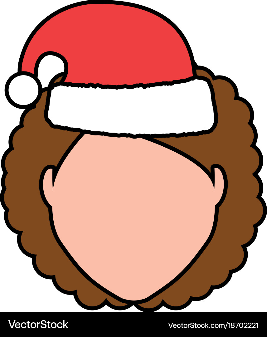 Christmas hat design Royalty Free Vector Image