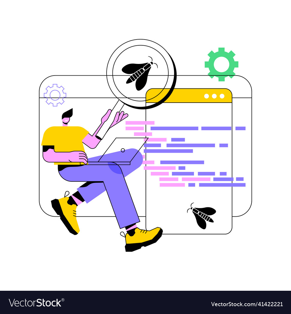 Cross Platform Testing Abstract Concept Royalty Free Vector