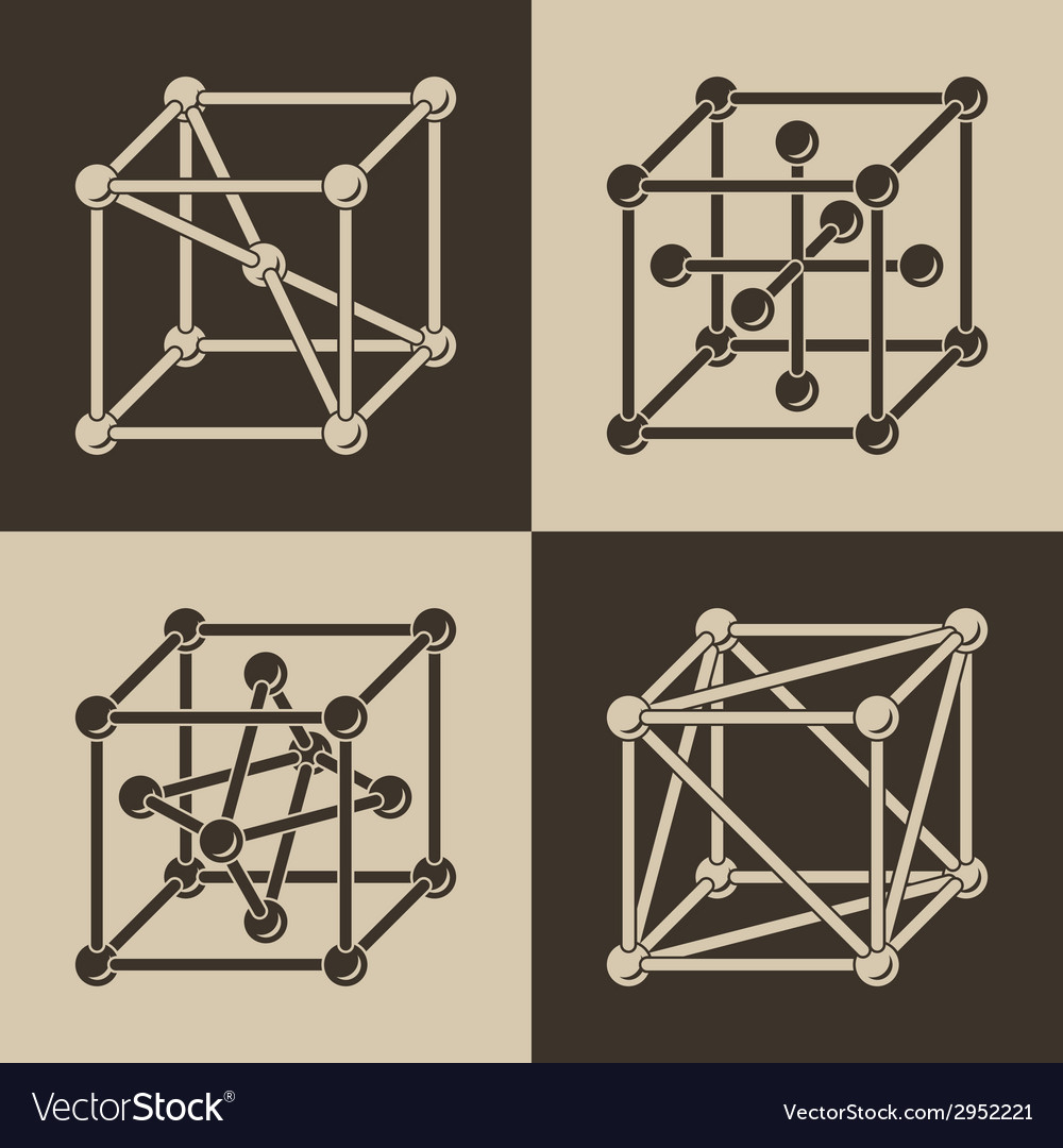 Cubeframe Royalty Free Vector Image - VectorStock