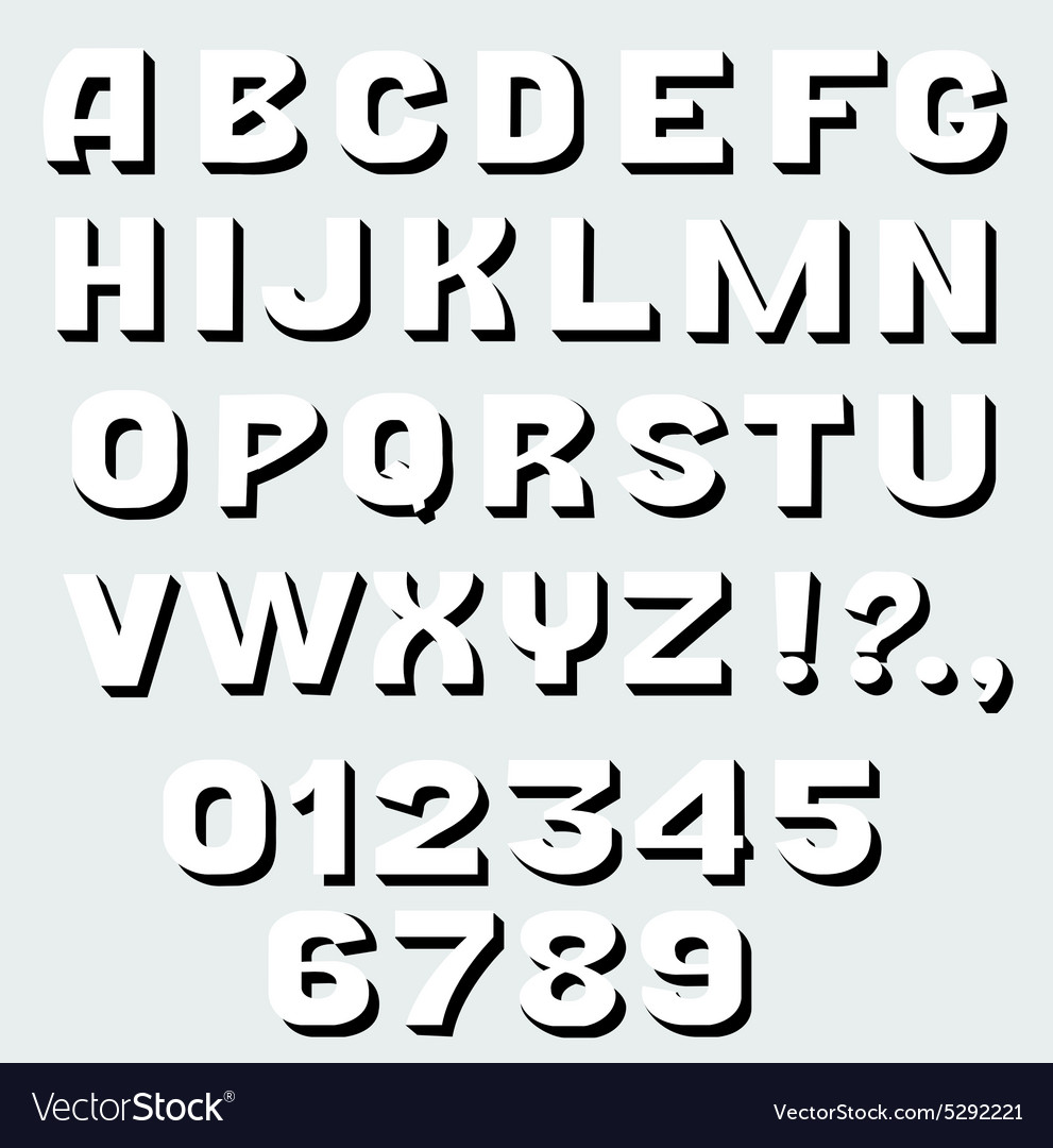 Font banner Royalty Free Vector Image - VectorStock