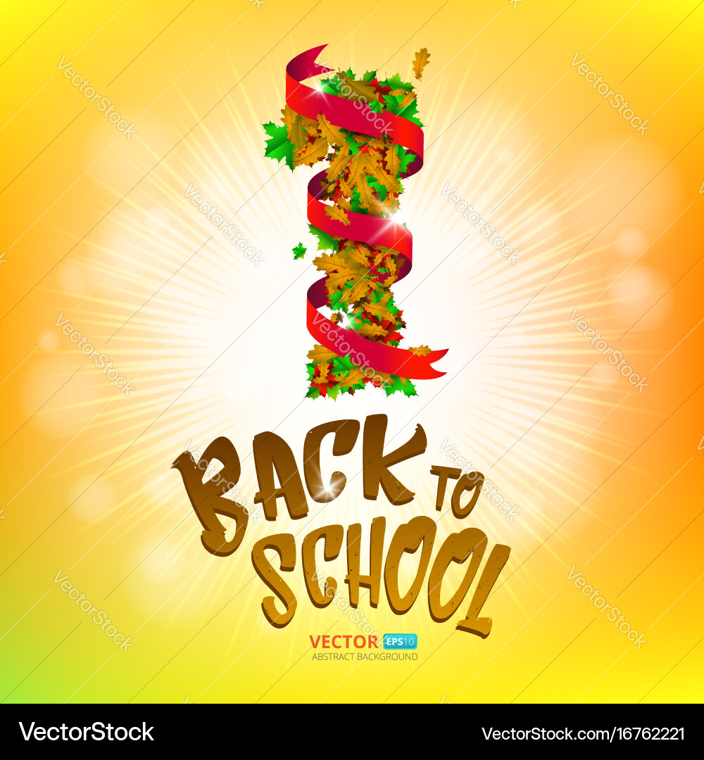Greeting card or banner to 1 september Royalty Free Vector