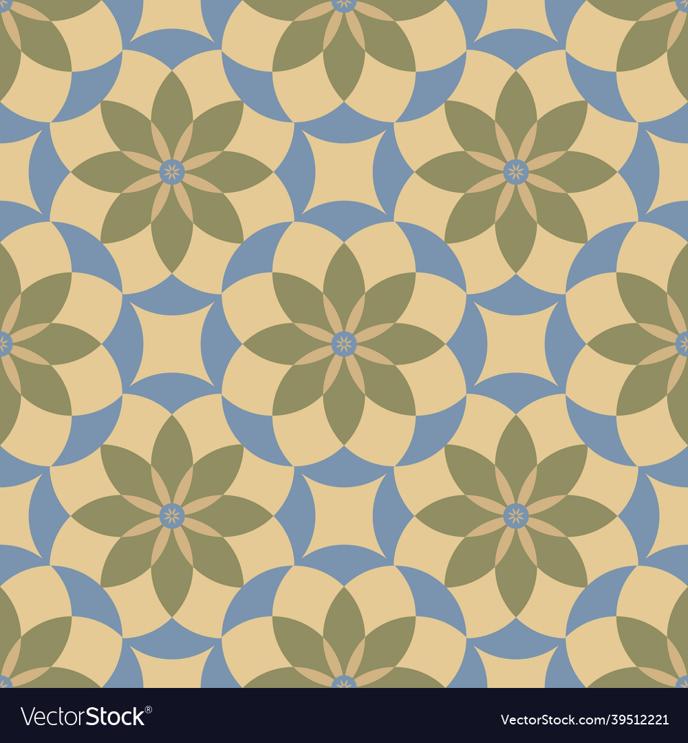 Medieval rose stylized seamless pattern Royalty Free Vector